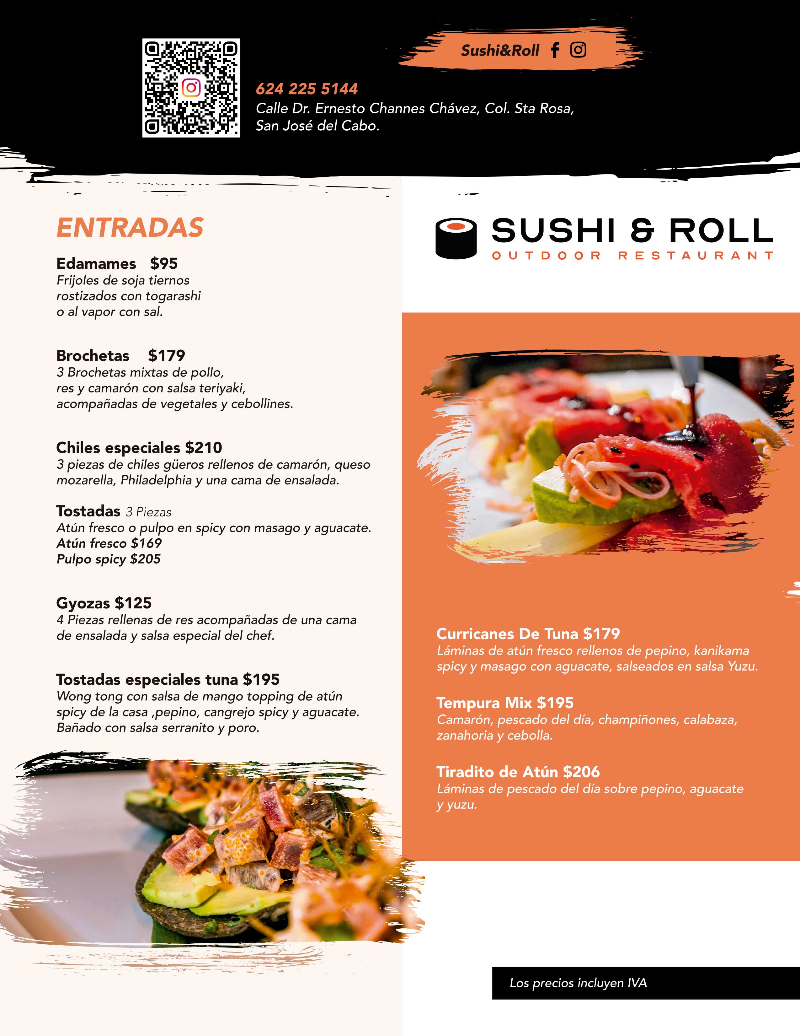 Sushi & Roll - Menú digital