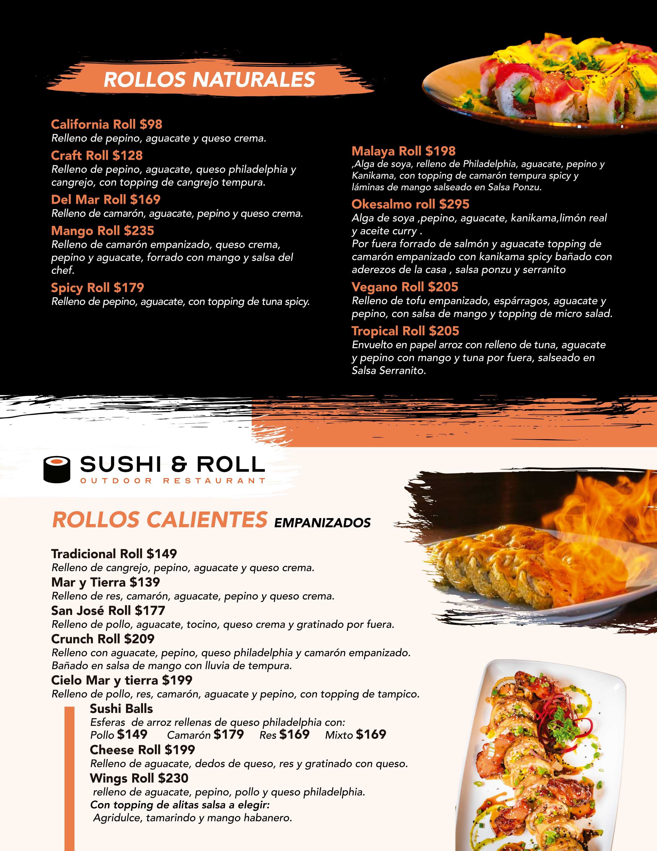 Sushi & Roll - Menú digital